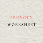 Pronoun Worksheet for Class 5 with Answers